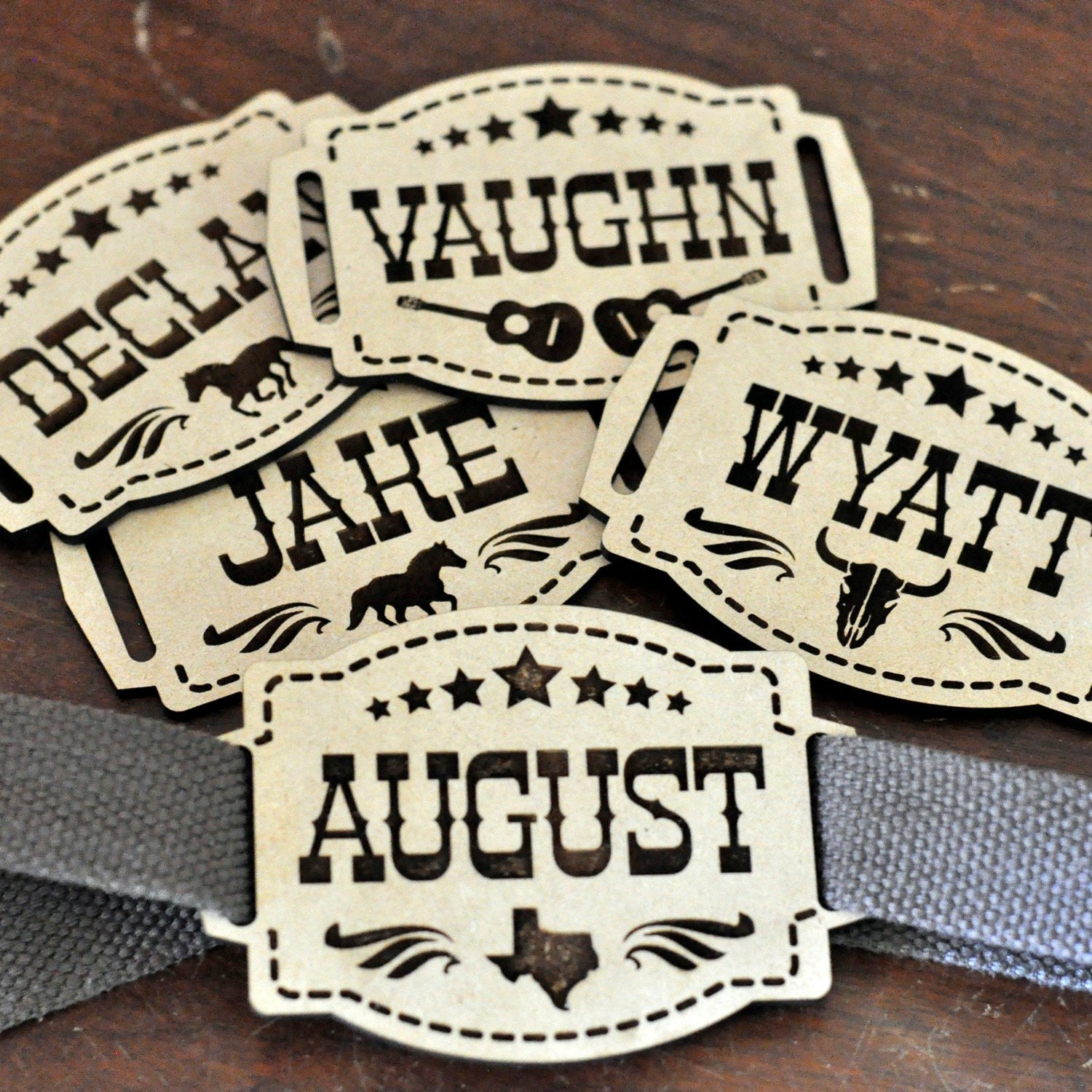 Personalized Wood Belt Buckles for Kids - Whisker Works