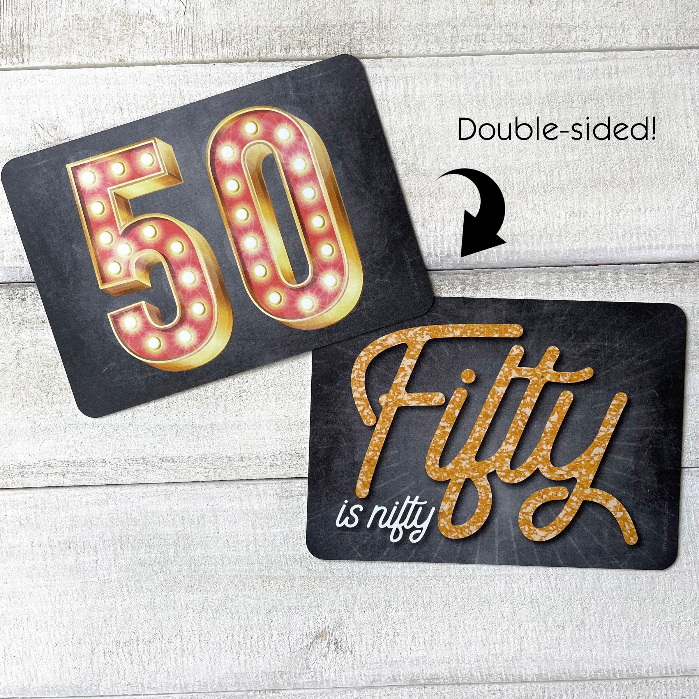 Generational Birthday Mix – Set of 5 Signs - Whisker Works