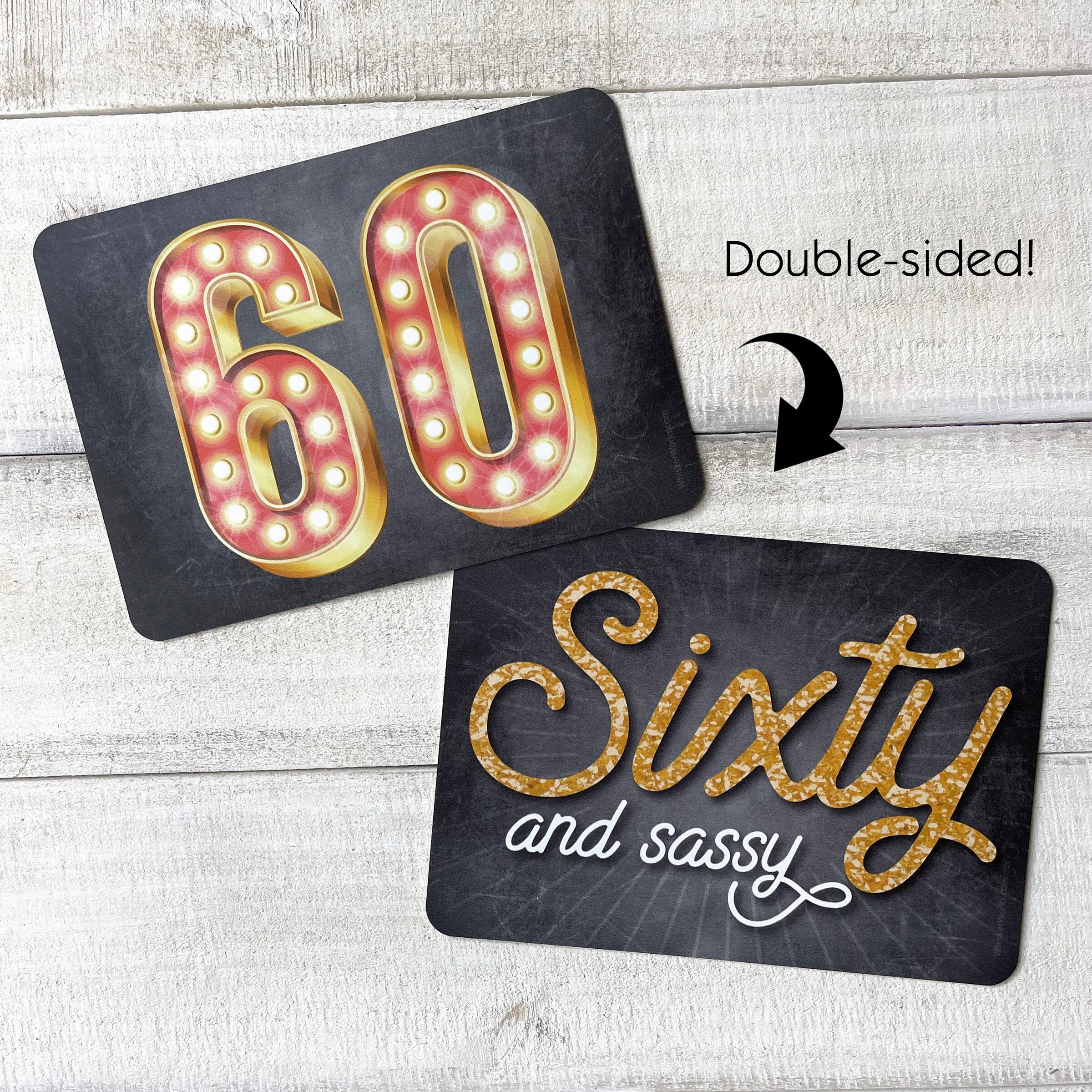 Generational Birthday Mix – Set of 5 Signs - Whisker Works