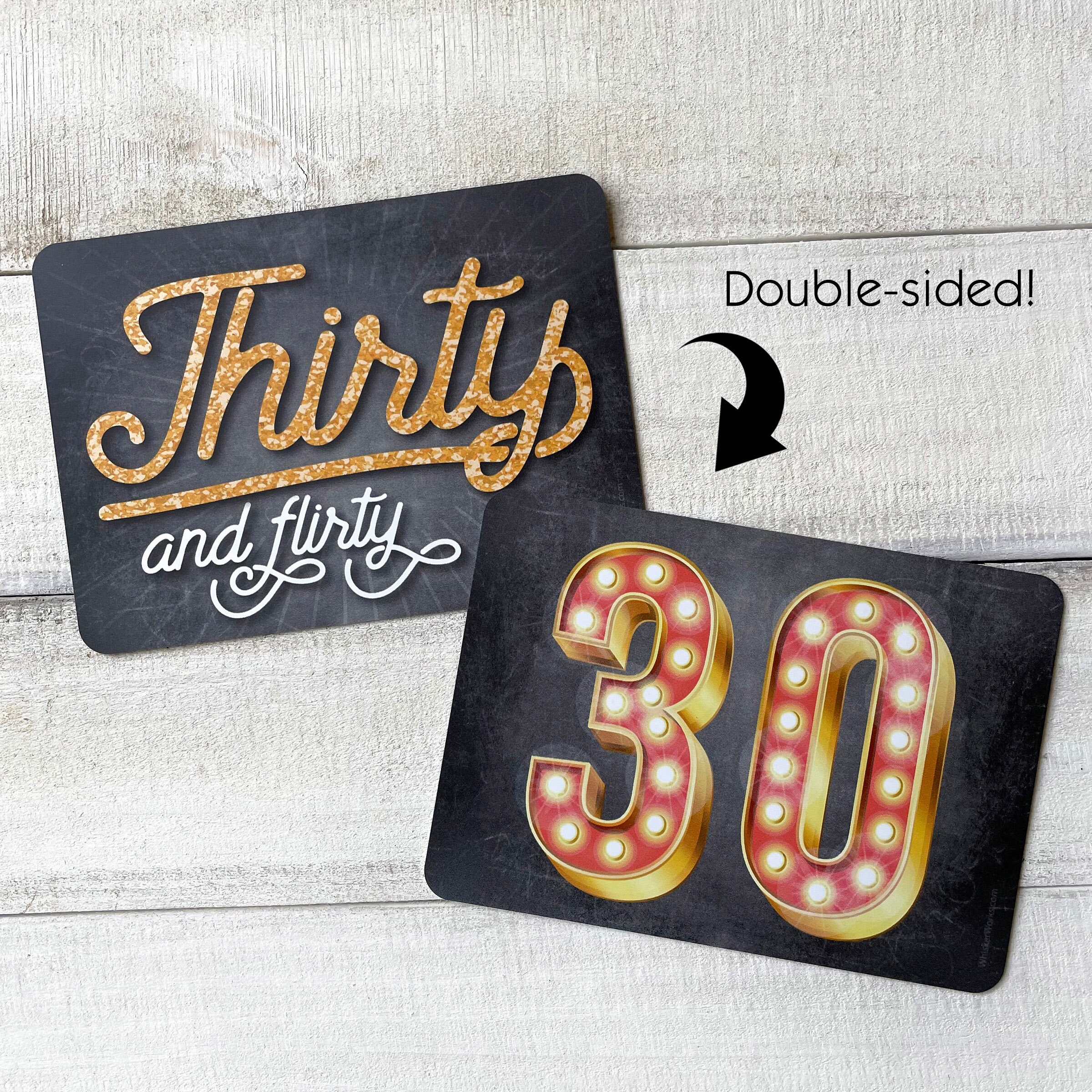 Generational Birthday Mix – Set of 5 Signs - Whisker Works