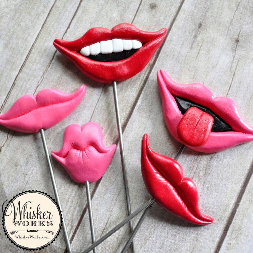 Photo Booth Prop Kit - Set of 20 Plastic Mustaches and Smiles ...