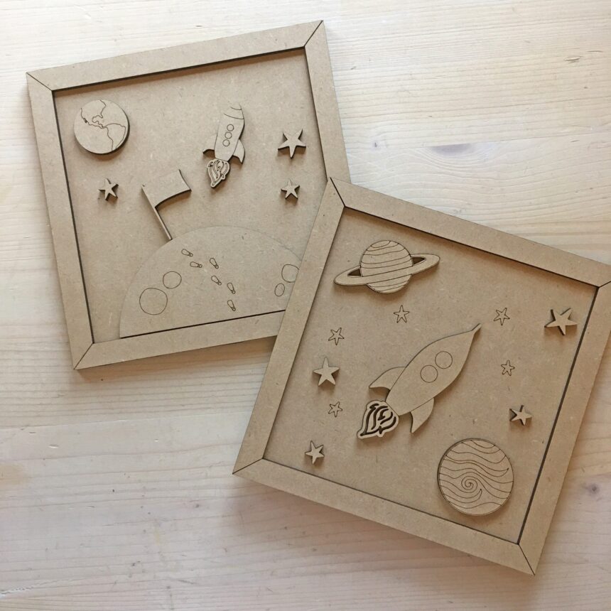 Craft Blanks - Wood Pieces Only - WhiskerWorks