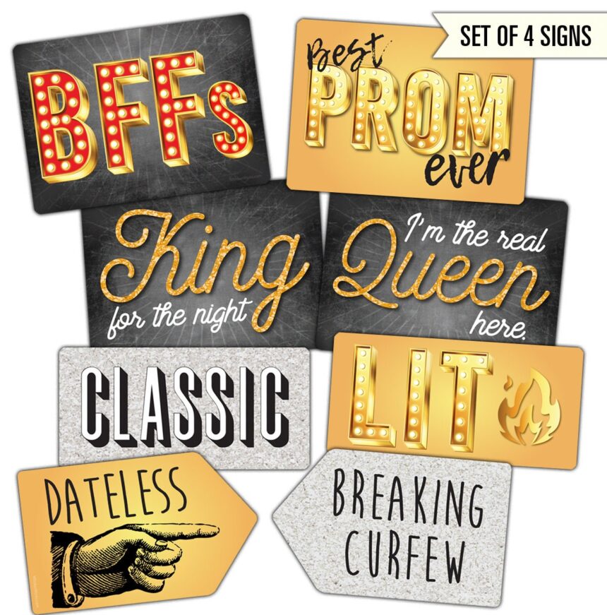 Roaring '20s Mix - Set of 2 Signs - WhiskerWorks